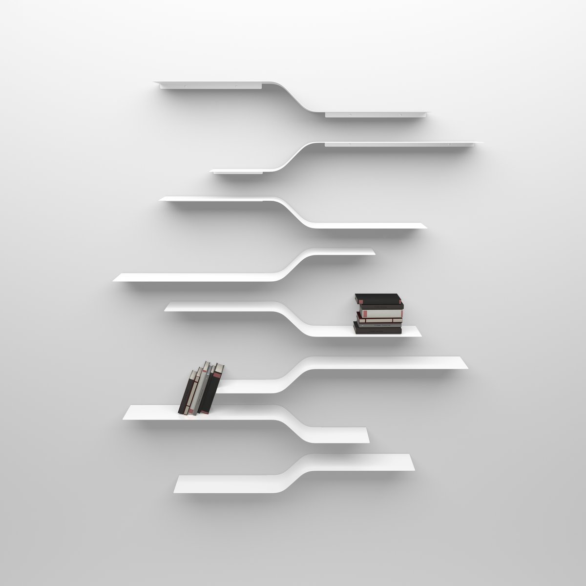 Network Shelves White, Model Set 10 by Julien Vidame for sale at Pamono