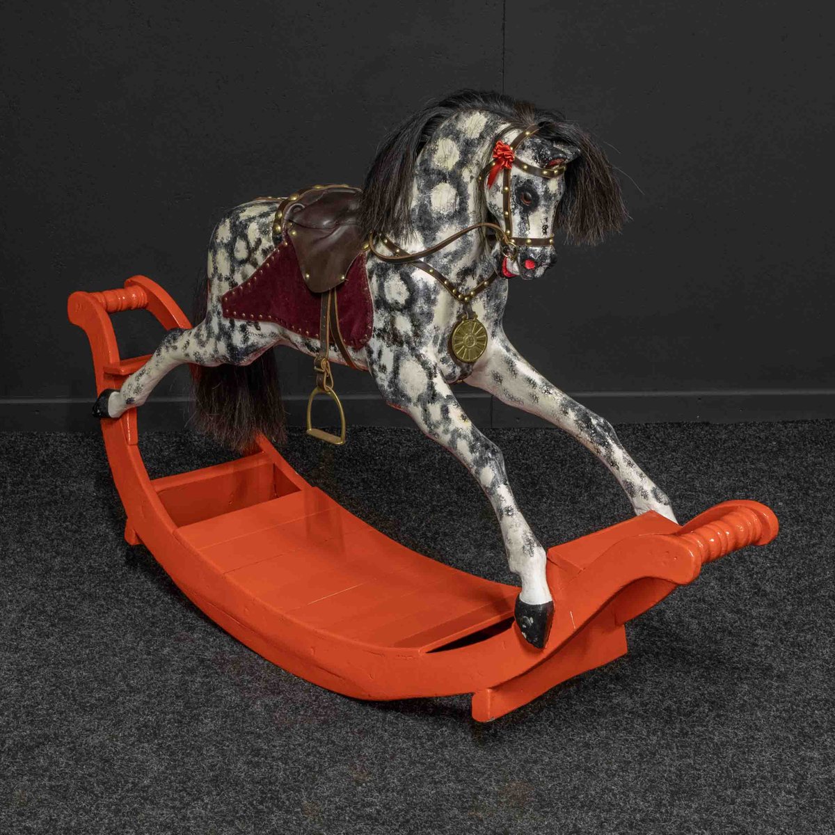 Victorian Rocking Horse for sale at Pamono