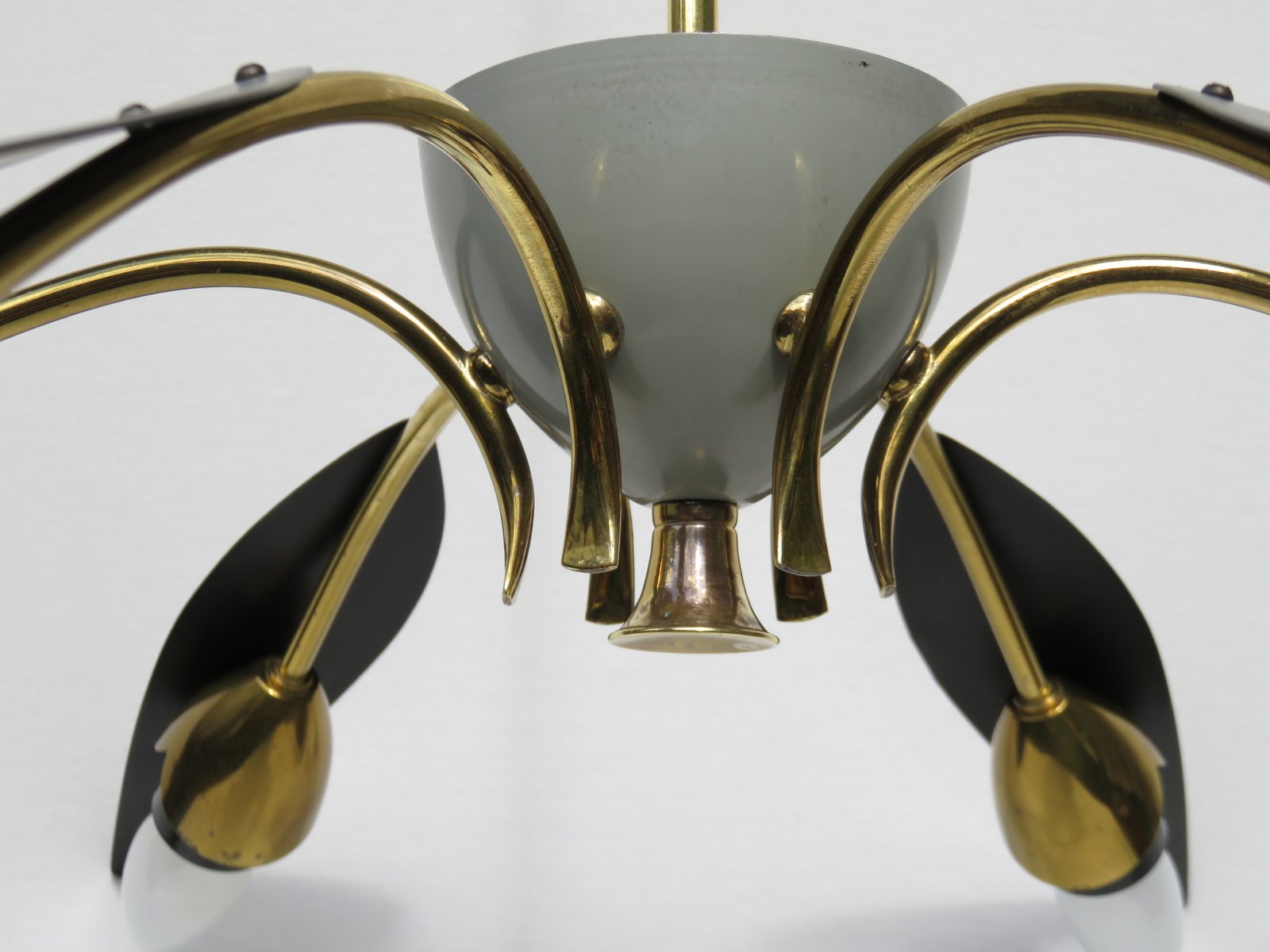 Italian Six-Light Sputnik Ceiling Light, 1950s for sale at Pamono