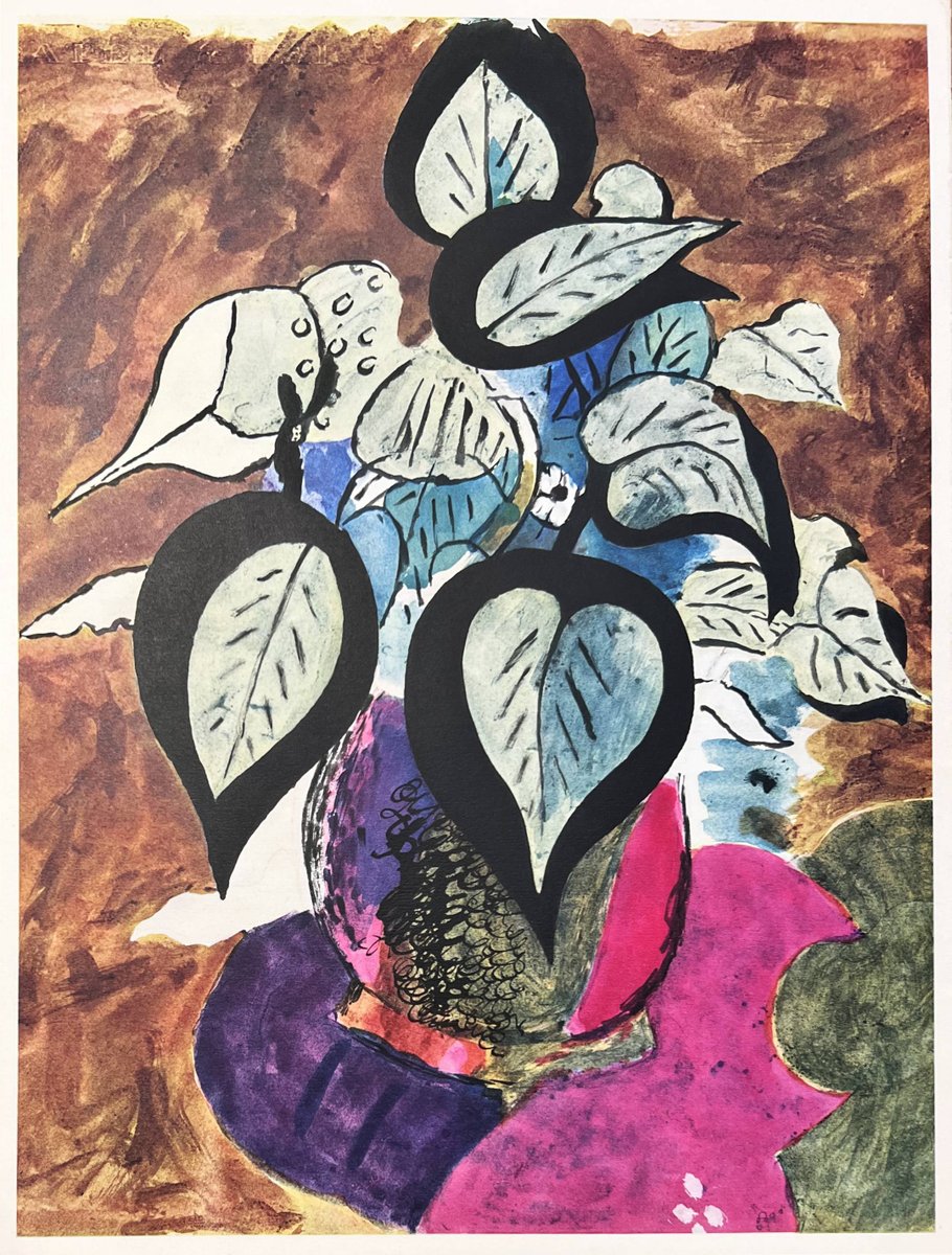 Georges Braque, Carnets intimes de Braque VIII, 1955, Lithograph for sale at Pamono