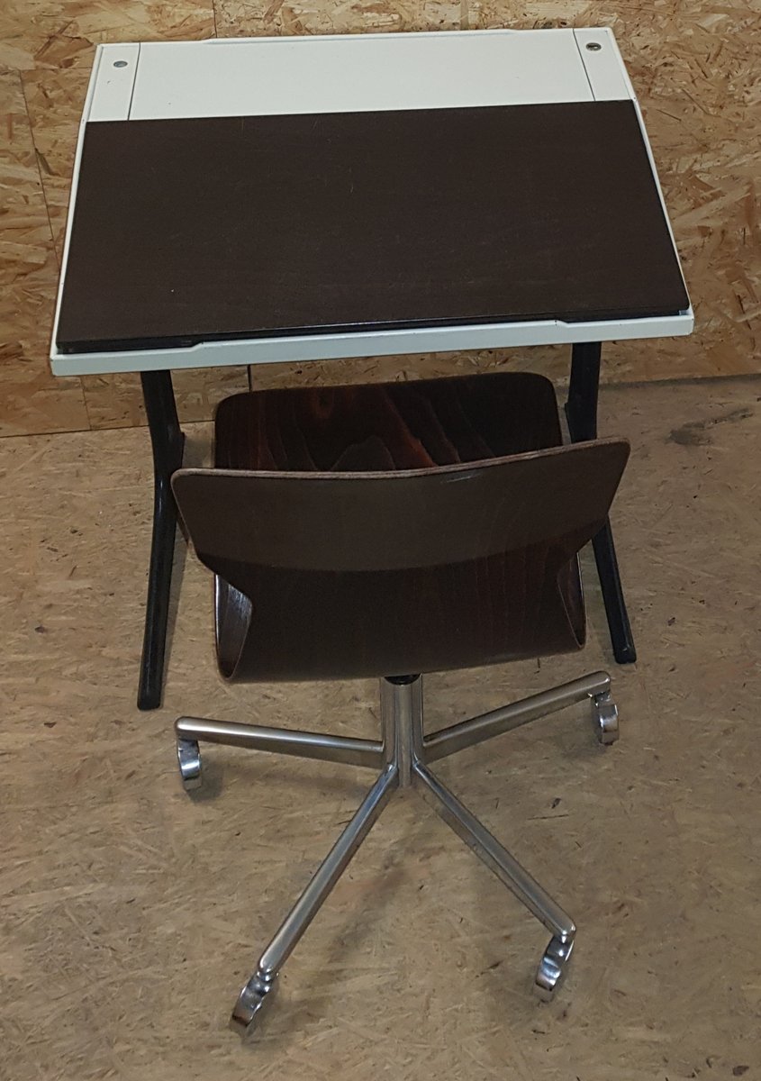 Elmar Kinderschreibtisch & Stuhl von Luigi Colani für Flötotto, 1970er ...