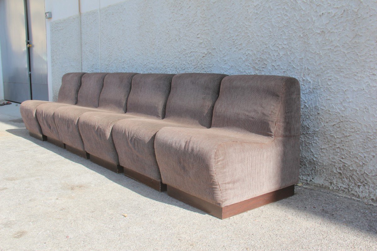 Canapé Modulable Vintage, Italie, 1970s en vente sur Pamono