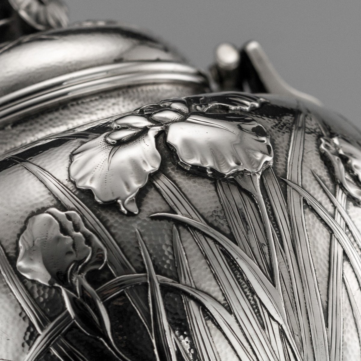 Antique Japanese Solid Silver Tea and Coffee Set by Samurai Shokai ...