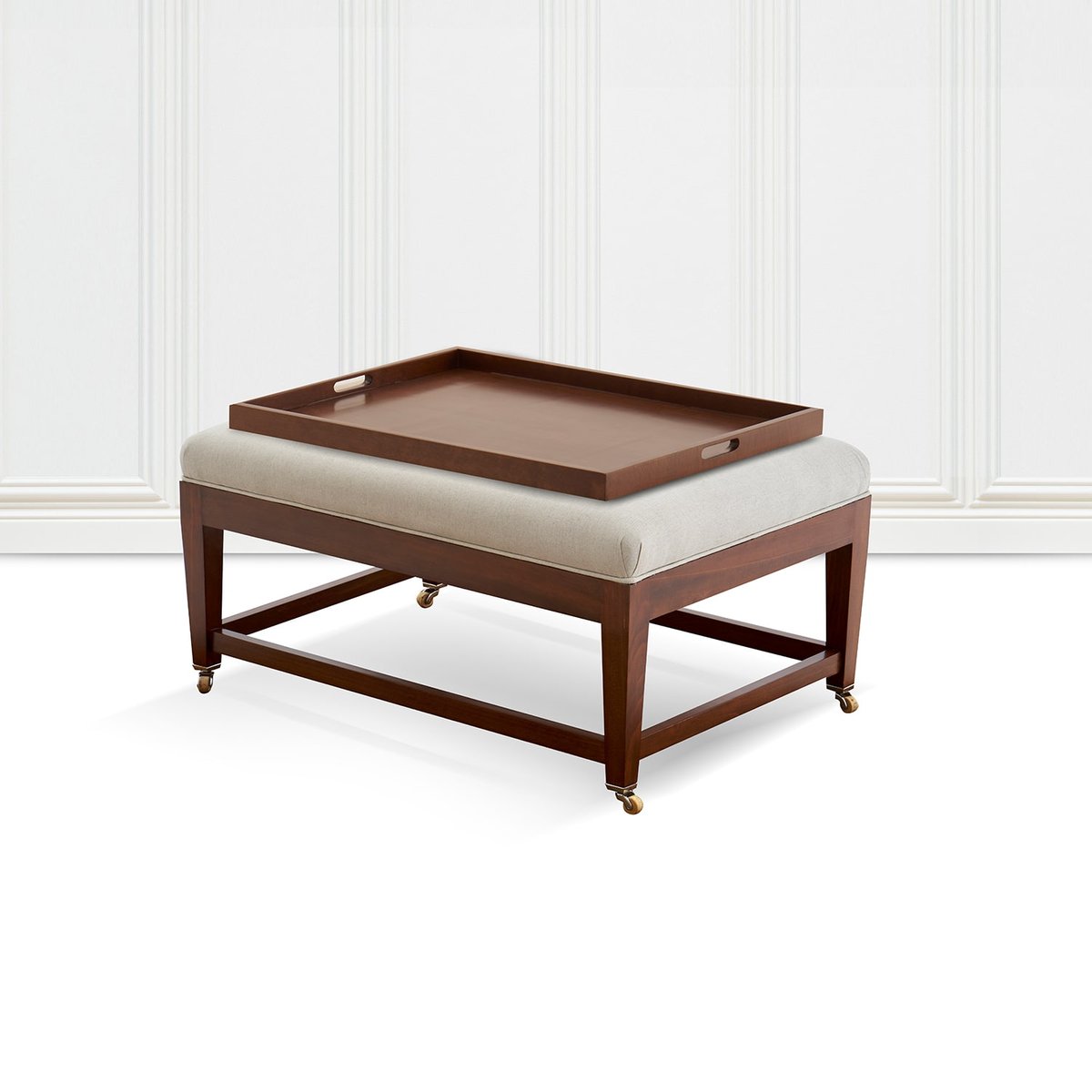 Osmans Ottoman with Matching Tray by Ada Interiors for sale at Pamono
