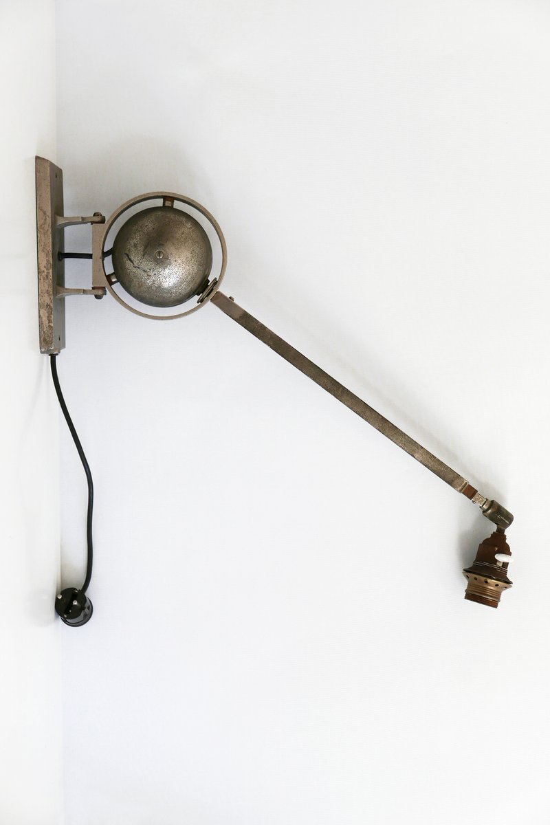 German Bauhaus Articulated Telescopic Wall Light, 1920s for sale at Pamono